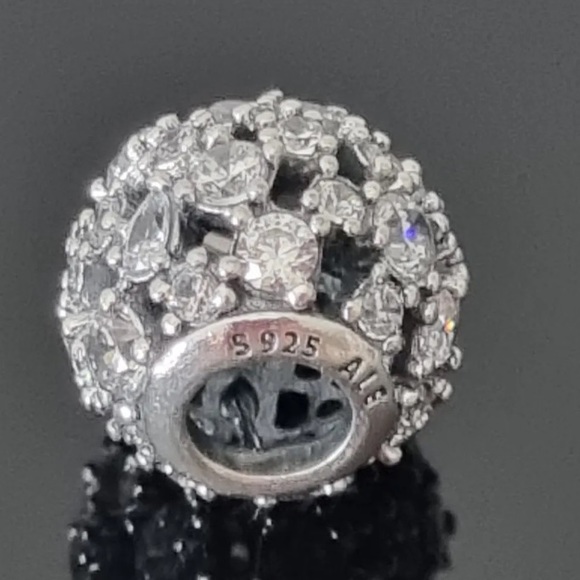 Pandora | Jewelry | Pandora Sparkling Round Open Work Charm | Poshmark